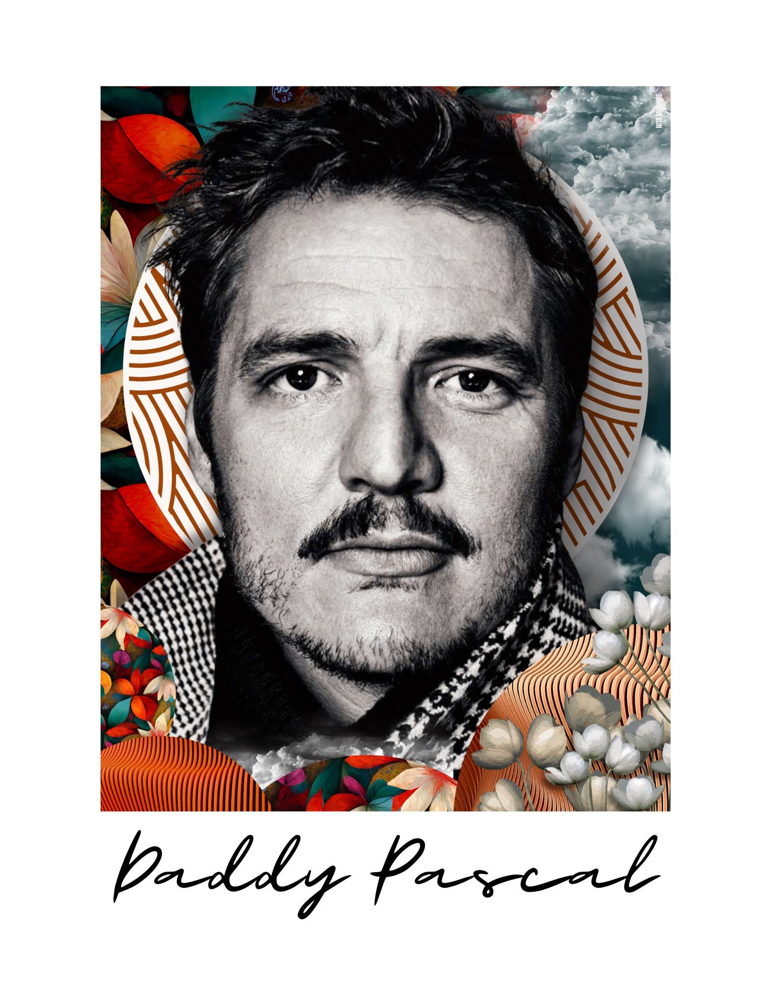 Pedro Pascal, Daddy Pascal, Last Of Us, Vintage, Abstract Art, Man Of ...