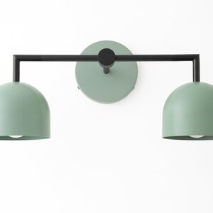 Colored Vanity Light - Yellow Vanity Light - Bathroom Lights - Wall ...