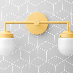 Beach House Lighting - Blue Vanity Light - Blue Sconce - Bathroom Light ...