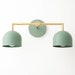 Multicolored Sconce Green Sconce Modern Wall Sconce Geometric Light ...