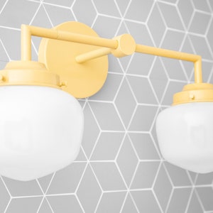 Blue Vanity Light - Blue Wall Light - Bathroom Lighting - Beachhouse ...