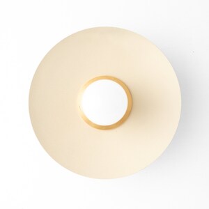 Mauve and Brass Wall Light - Purple Sconce - Modern Design - Wall ...