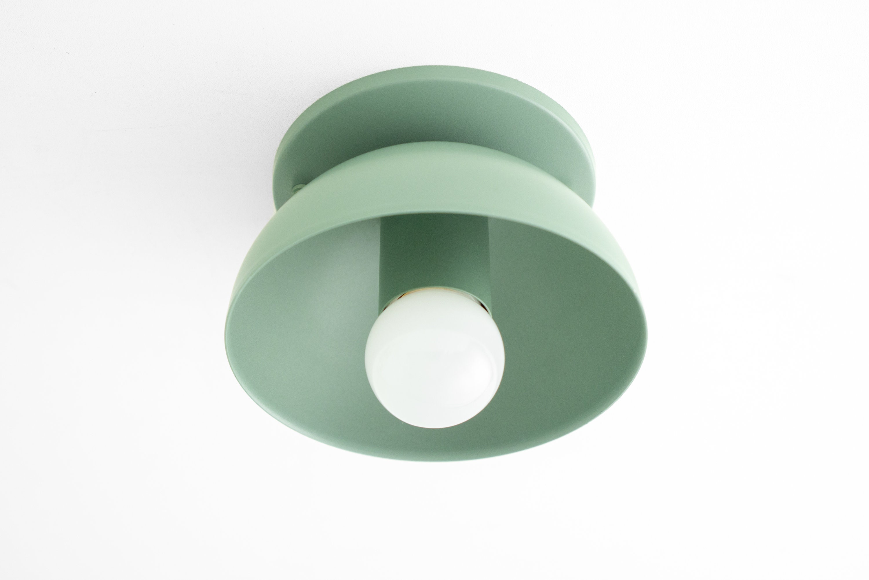 Yellow Ceiling Light - 6in Dome Light - Colorful Lighting - Light ...