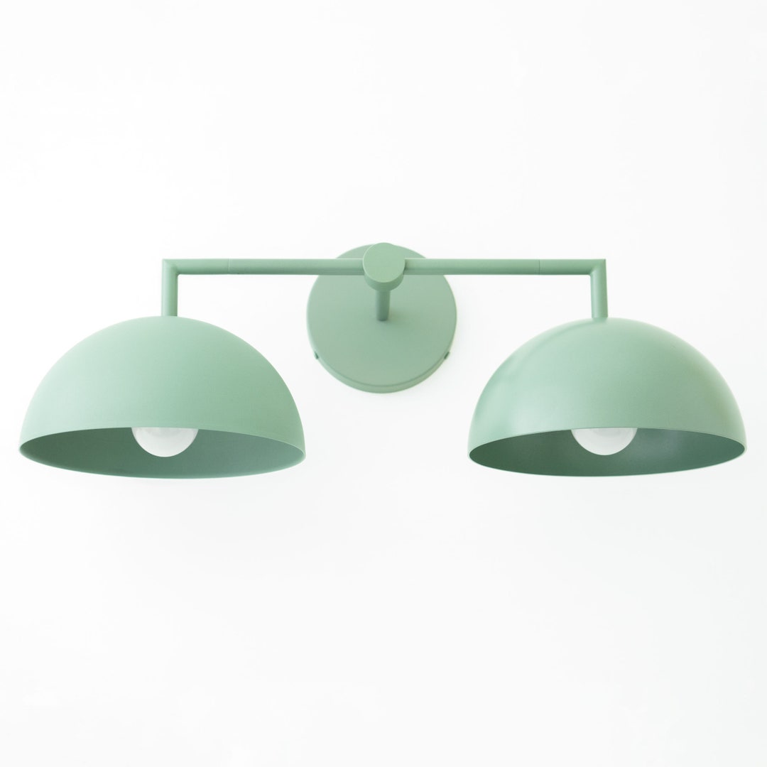 Vanity Light Fixture - Green Vanity Light - Vanity Lighting - Bathroom ...