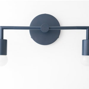 Periwinkle Wall Light - Colored Wall Light - Blue Sconce - Vanity Light ...