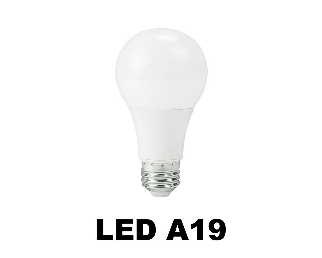10 Watt - 800 Lumens - A19 Light Bulb - Natural Light 3000 Kelvin - Etsy