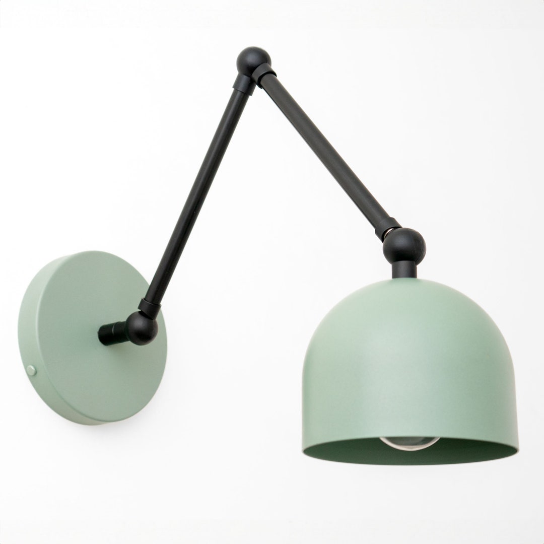 Articulating Sconce - Black Sconce - Colored Wall Light - Modern Wall ...