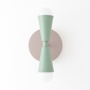 Multicolored Sconce - Green Sconce - Modern Wall Sconce - Geometric ...