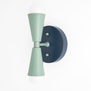 Multicolored Sconce - Green Sconce - Modern Wall Sconce - Geometric ...