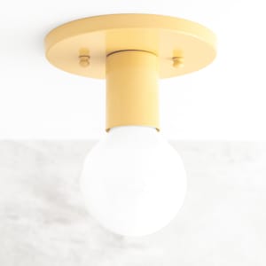 Yellow Ceiling Light - Colorful Lighting - Minimalist Lighting - Happy ...