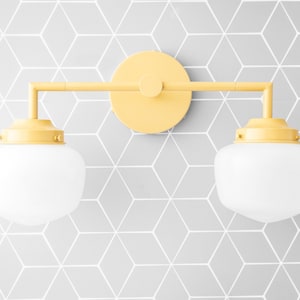 Blue Vanity Light - Blue Wall Light - Bathroom Lighting - Beachhouse ...