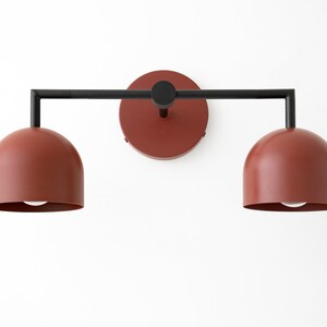 Colored Vanity Light - Yellow Vanity Light - Bathroom Lights - Wall ...