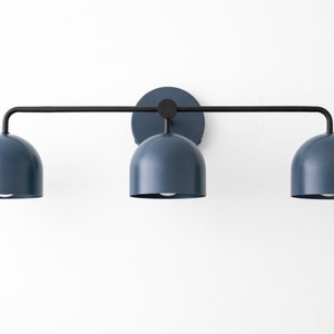 3 Bulb Vanity Light - Multicolored - Colored Wall Light - Bathroom ...