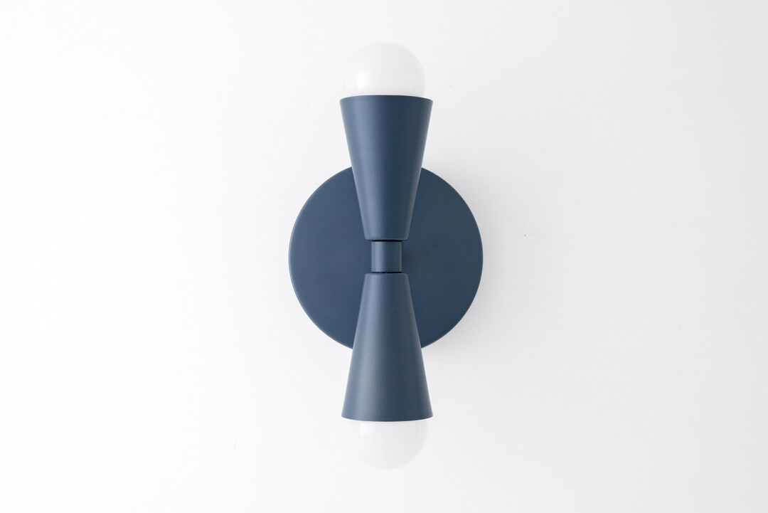 Sconce - Minimalist - Geometric Sconce - Blue Sconce - Modern Wall ...