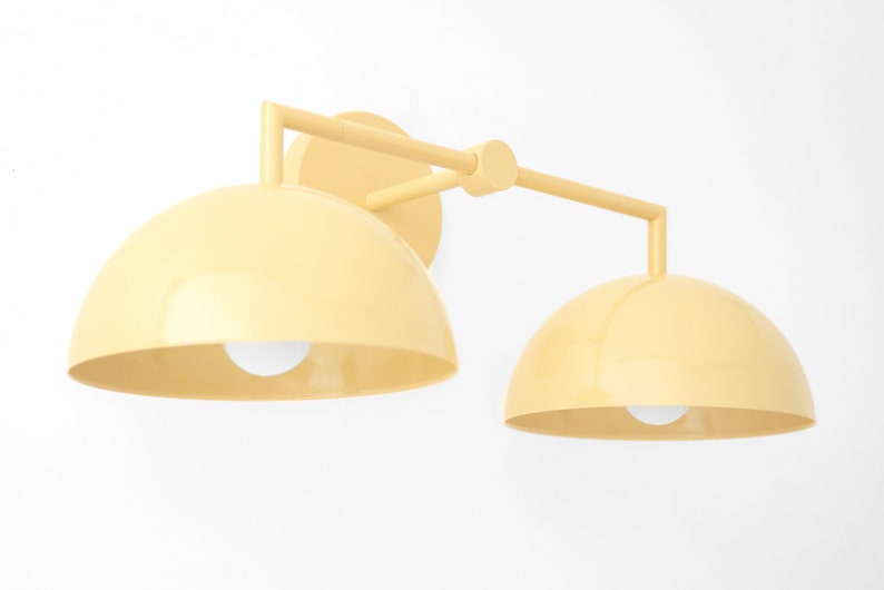 Vanity Light Fixture Yellow Vanity Light Vanity Lighting - Etsy
