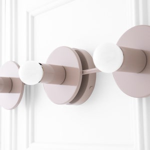 Eccentric Lighting - Mauve Sconce - 3 Light Vanity - Above Mirror Light ...