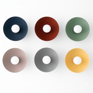 Colored Wall Light - Wall Sconce - 6in Colored Sconce - Wall Lighting ...