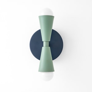 Multicolored Sconce Green Sconce Modern Wall Sconce Geometric Light ...