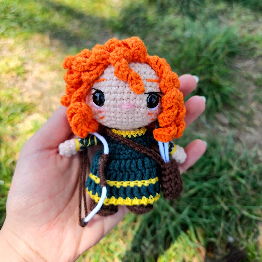MERIDA Crochet Doll - Etsy