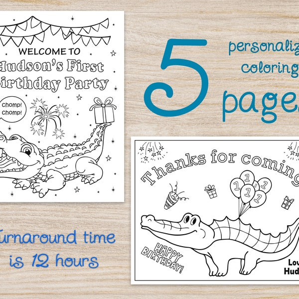 Alligator Birthday - Etsy