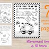 Personalized Train Birthday Party Coloring Pages, Chugga Chugga Choo ...