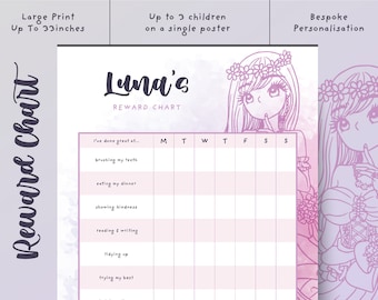 Anime Reward Chart - Etsy Canada
