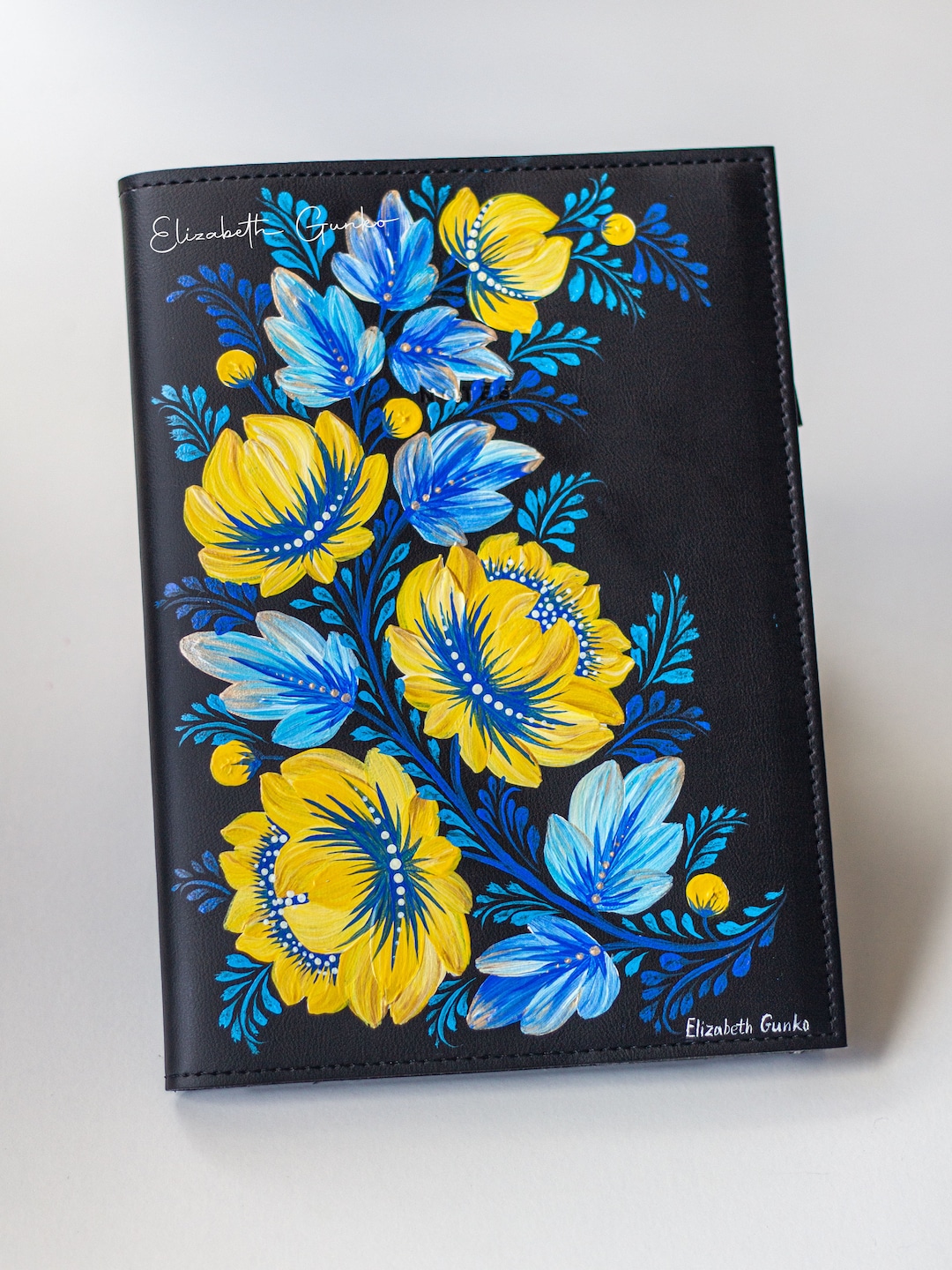 A5 Notebook Handpainted Petrykivka Traditional Ukrainian Style - Etsy ...