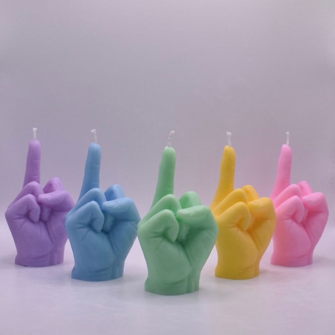 Middle Finger Candle, Fuck You, Mini, Finger Candle, Swear, Funny ...