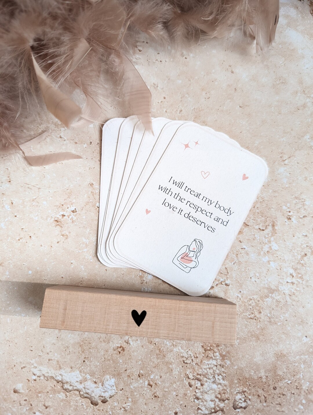 New Mum Body Positive Affirmation Cards /postpartum Affirmation Cards ...