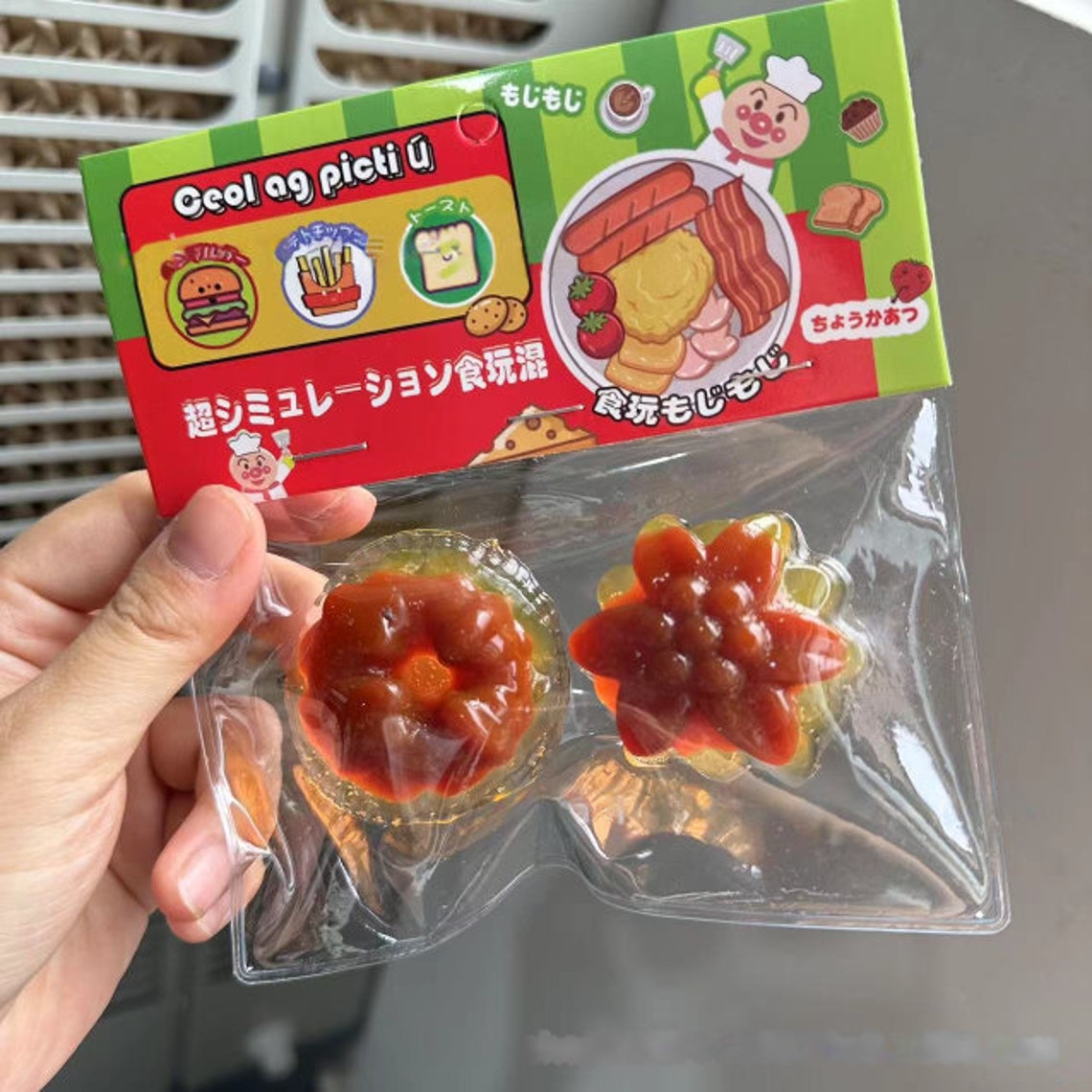 Two-color Pudding 2 Pieces Taba Squishy Decompress Food Toys Gift - Etsy