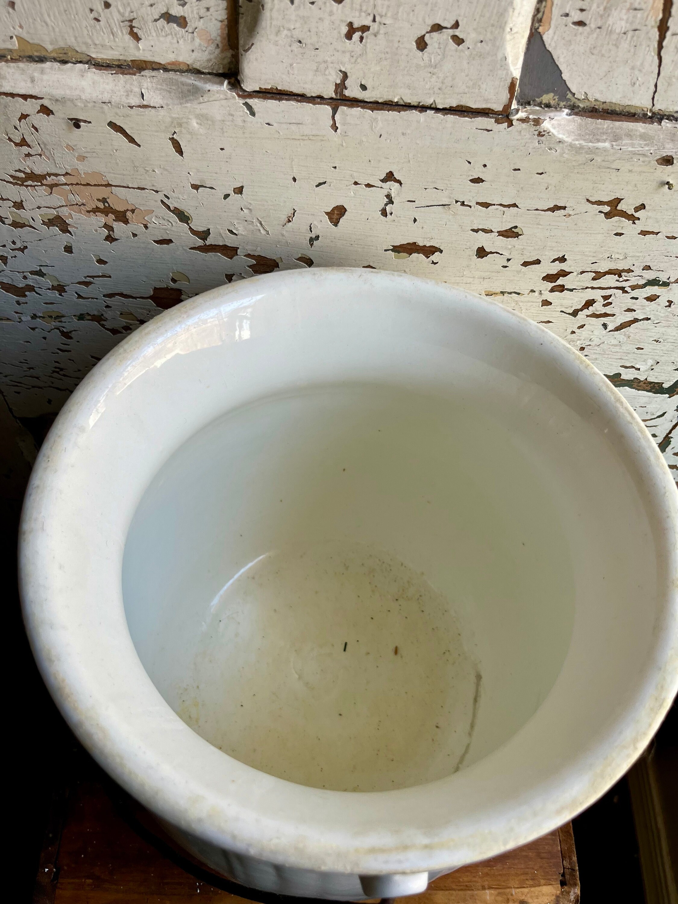 Antique Ironstone Slop Pot With Lid - Etsy