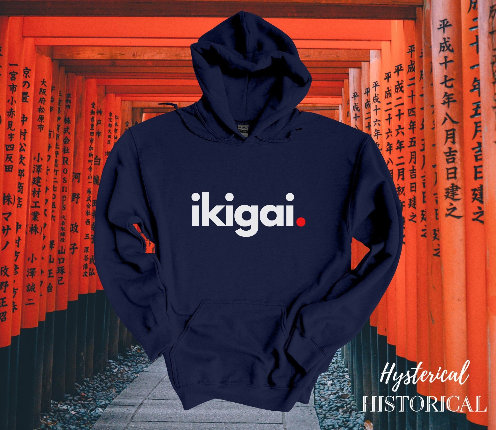 Ikigai, Ikigai Hoodie, Japanese Hoodie, Japanese Culture, Personal ...