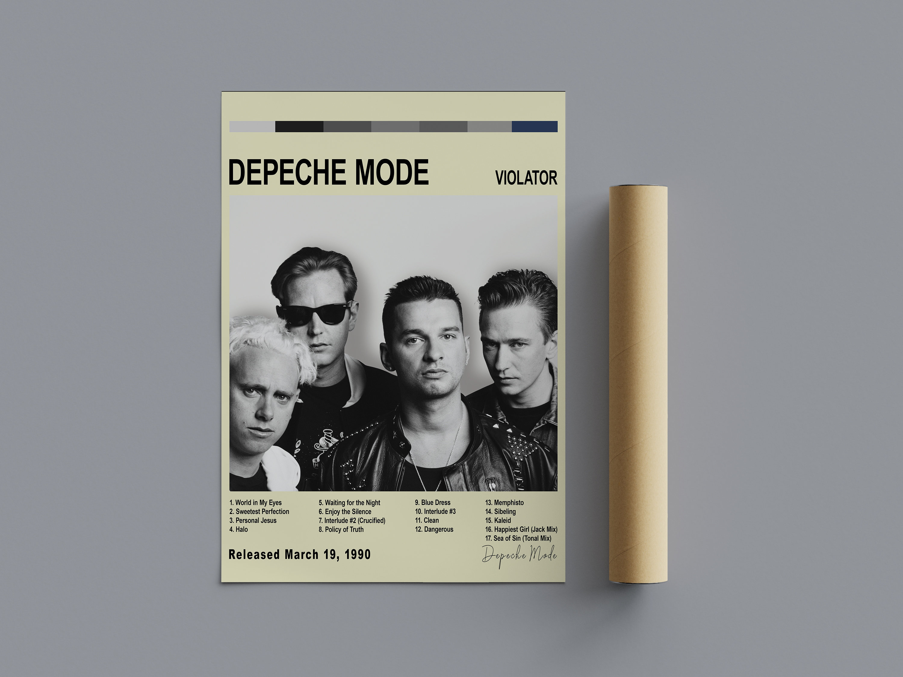 Depeche Mode Violator Album Cover Poster Diseñado Y Vendido Por Amanda ...
