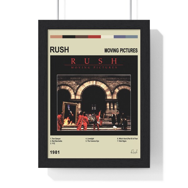 Rush Band Poster - Etsy