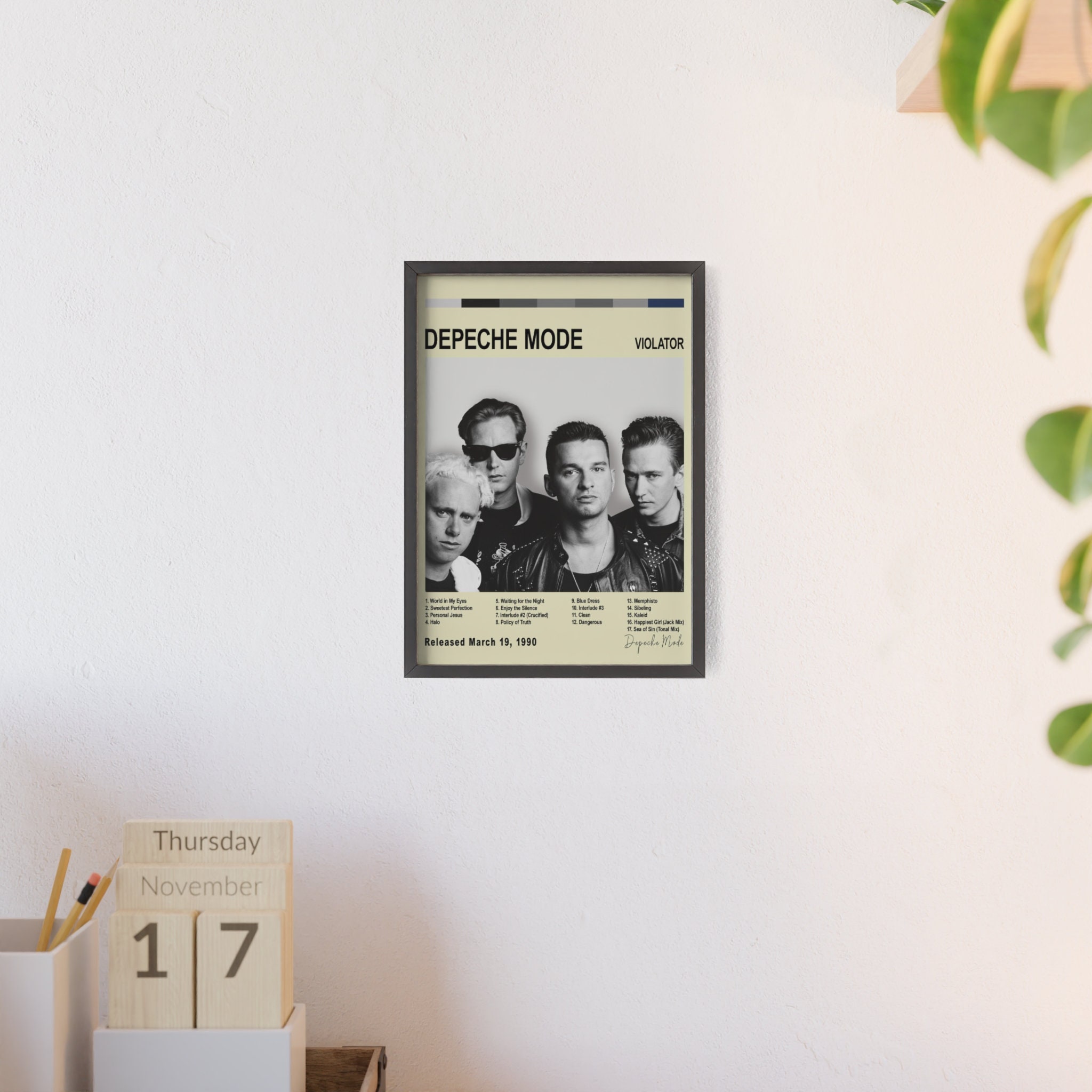 Depeche Mode Violator Album Cover Poster Diseñado Y Vendido Por Amanda ...