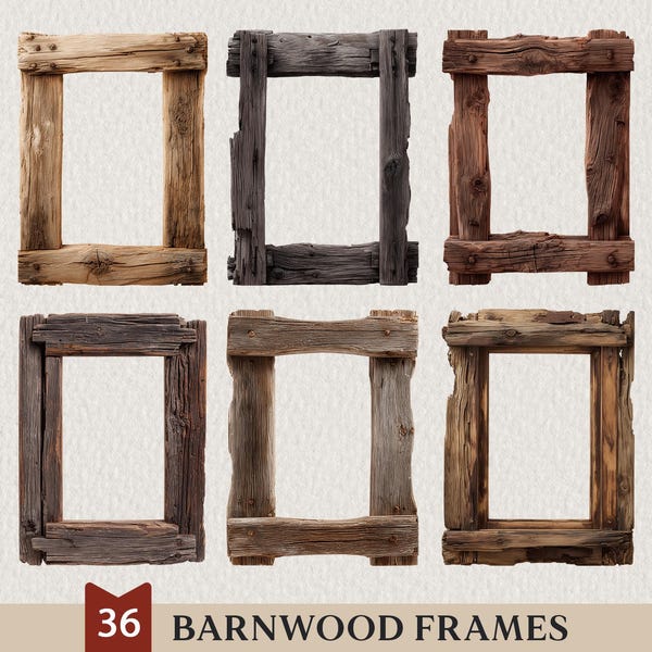 Rustic Frames - Etsy
