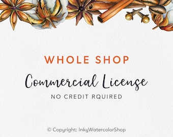 Whole Shop Commercial License - Etsy