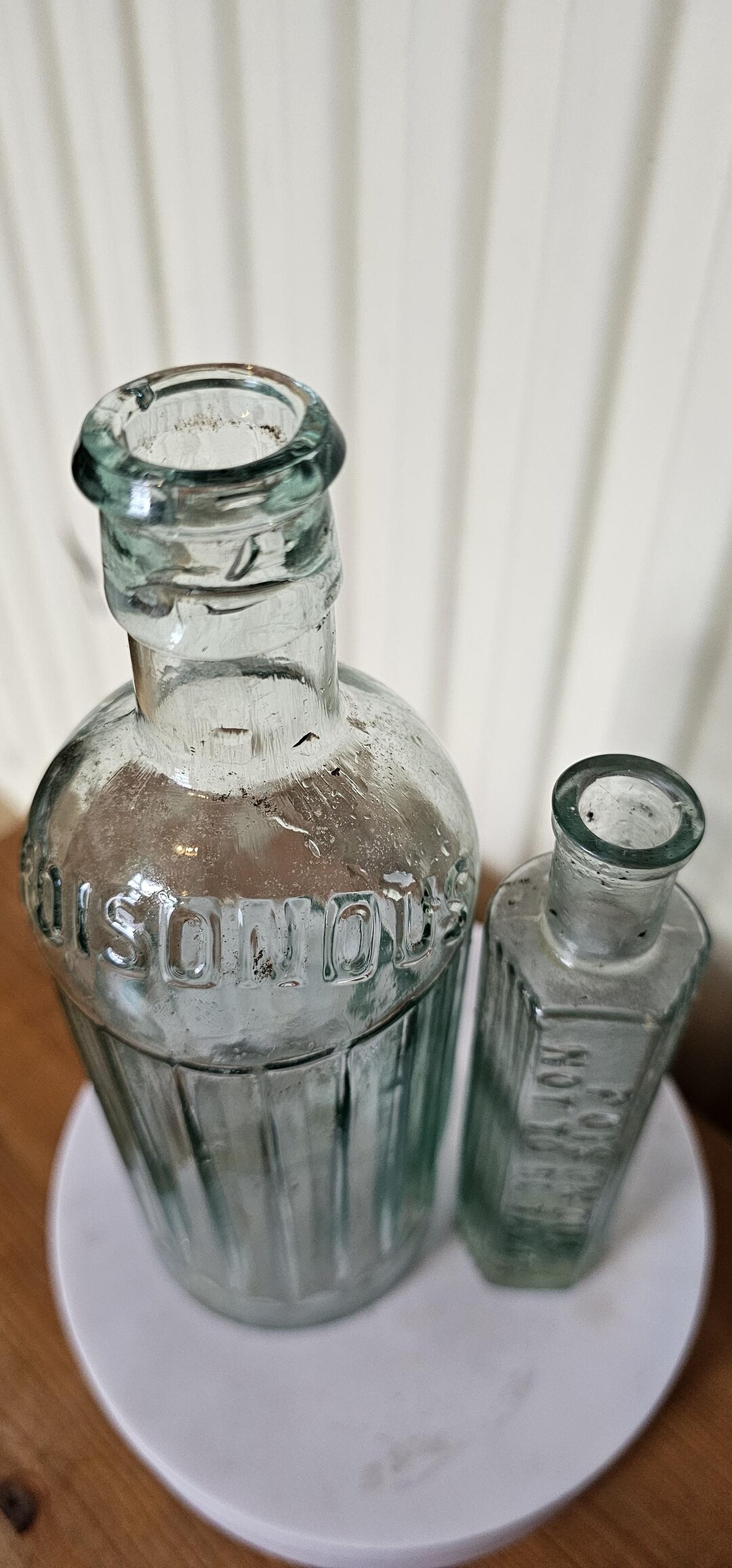 2 X Victorian Poison Bottles. - Etsy