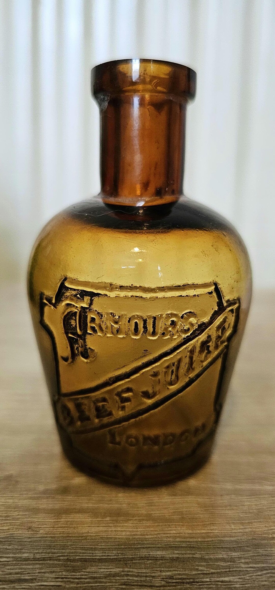 Vintage Amour Meat Juice London Bottle. - Etsy