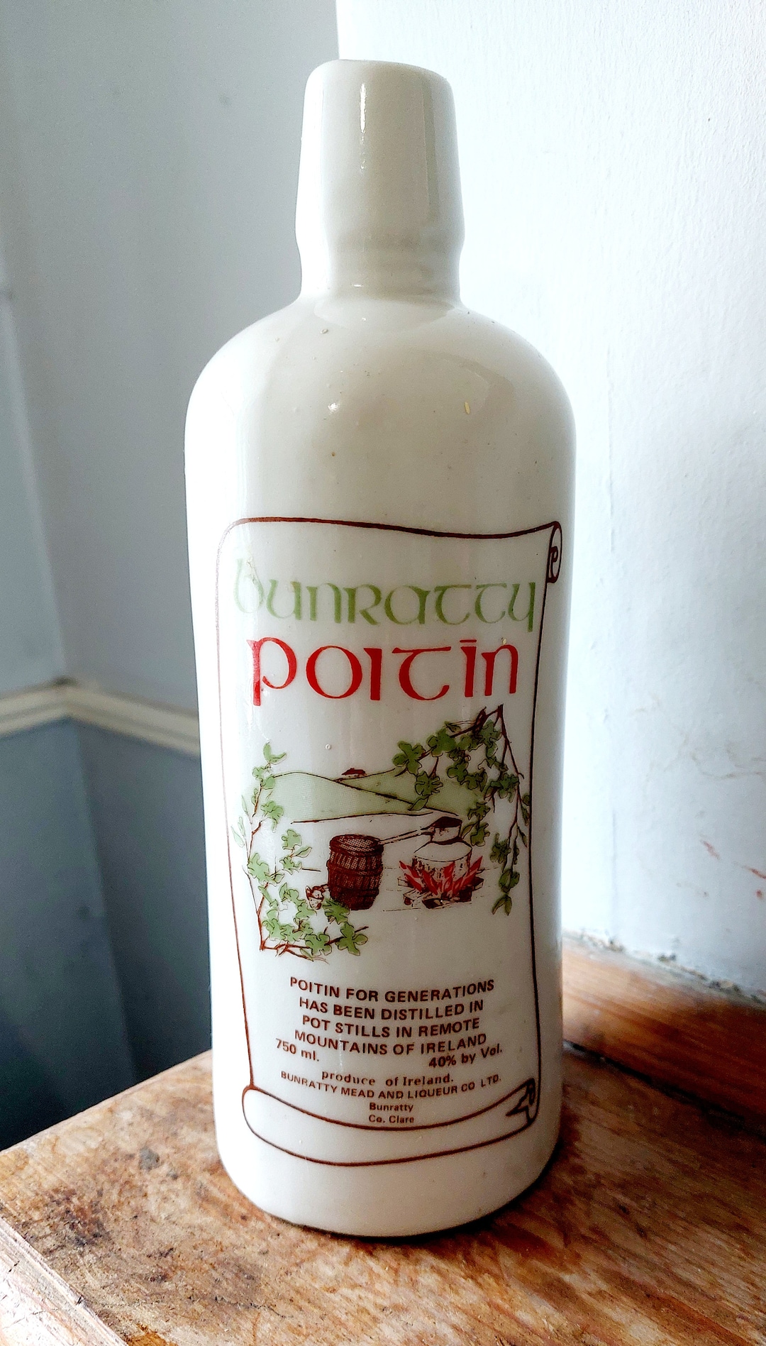 Vintage Bunratty Portin/poteen Irish Moonshine Stoneware Bottle. - Etsy