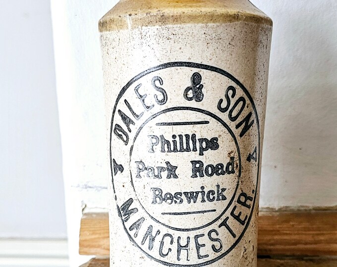 Antique Ginger Beer Dales & Son..phillips Park. - Etsy