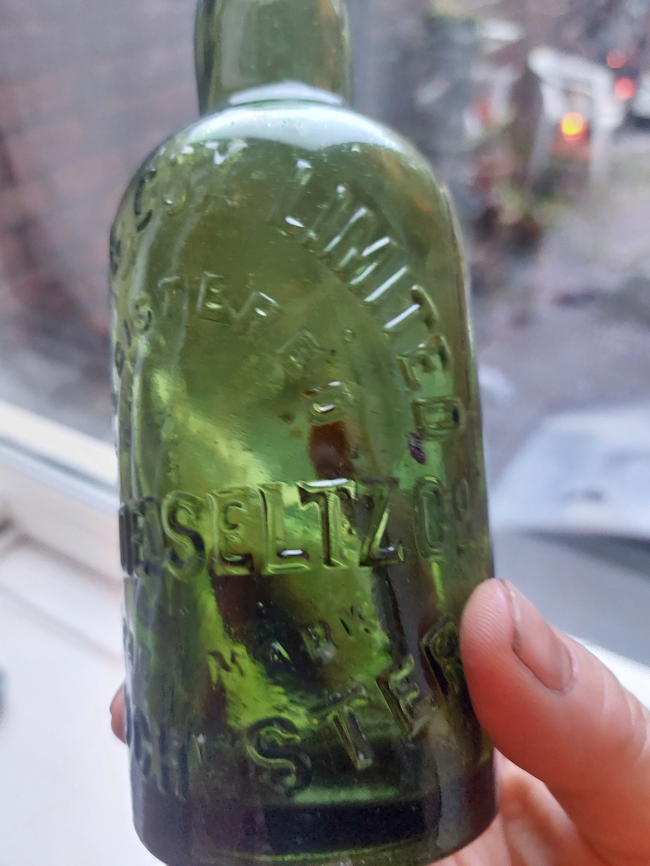 Antique Seltzer Bottle..slack & Cox Manchester. - Etsy