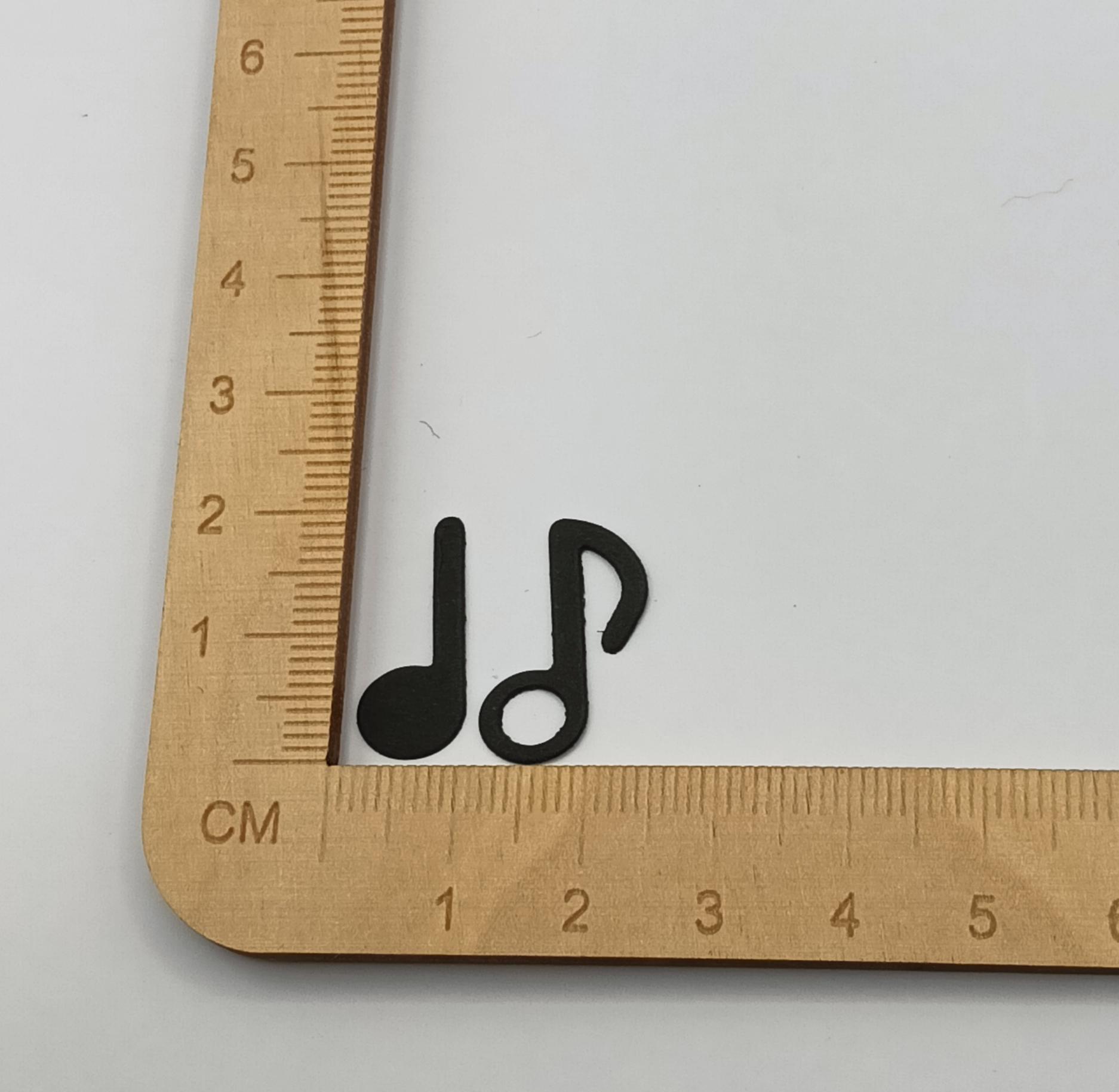 Black Musical Notes Table Confetti, Table Decoration, Plastic Free ...