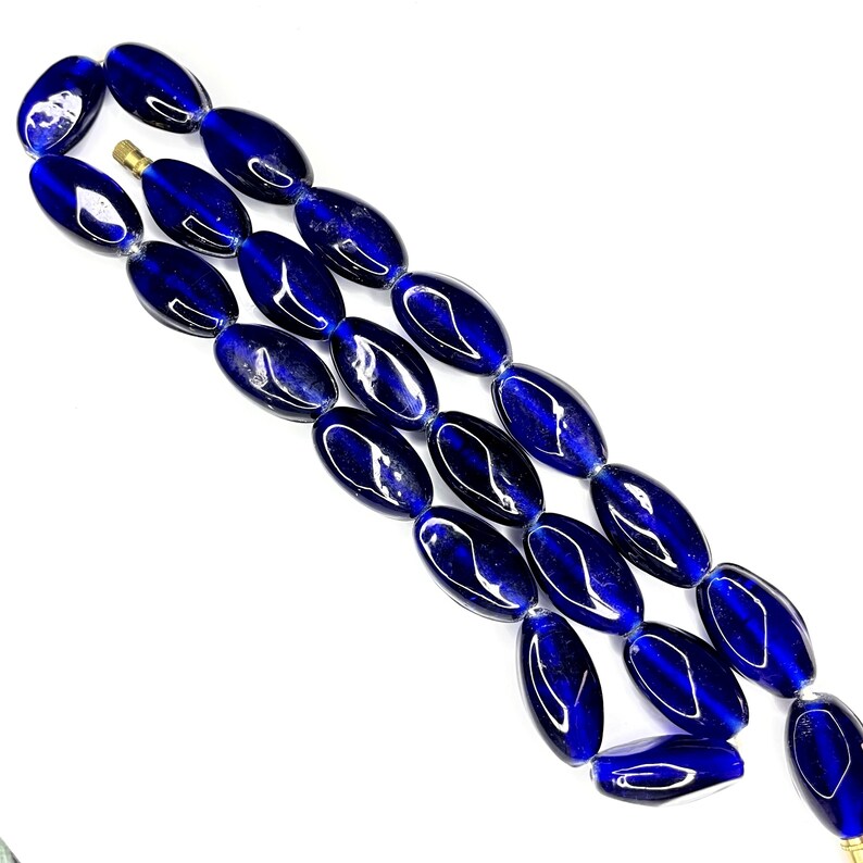 Blue Color Quartz Oval Beads Carved Beads Gemstone Jewelry Making ...