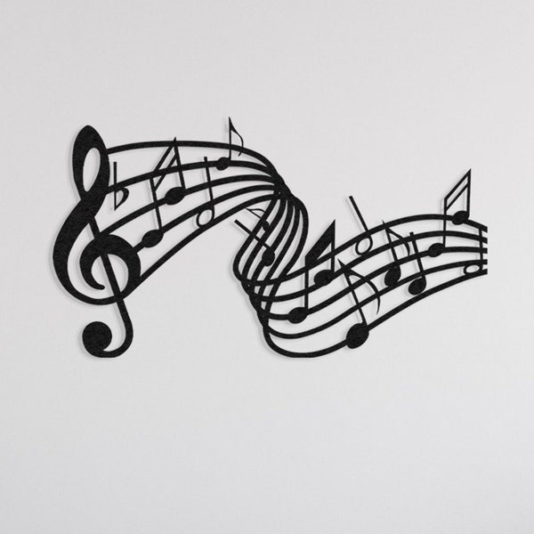 Music Notes Wall Art - Etsy