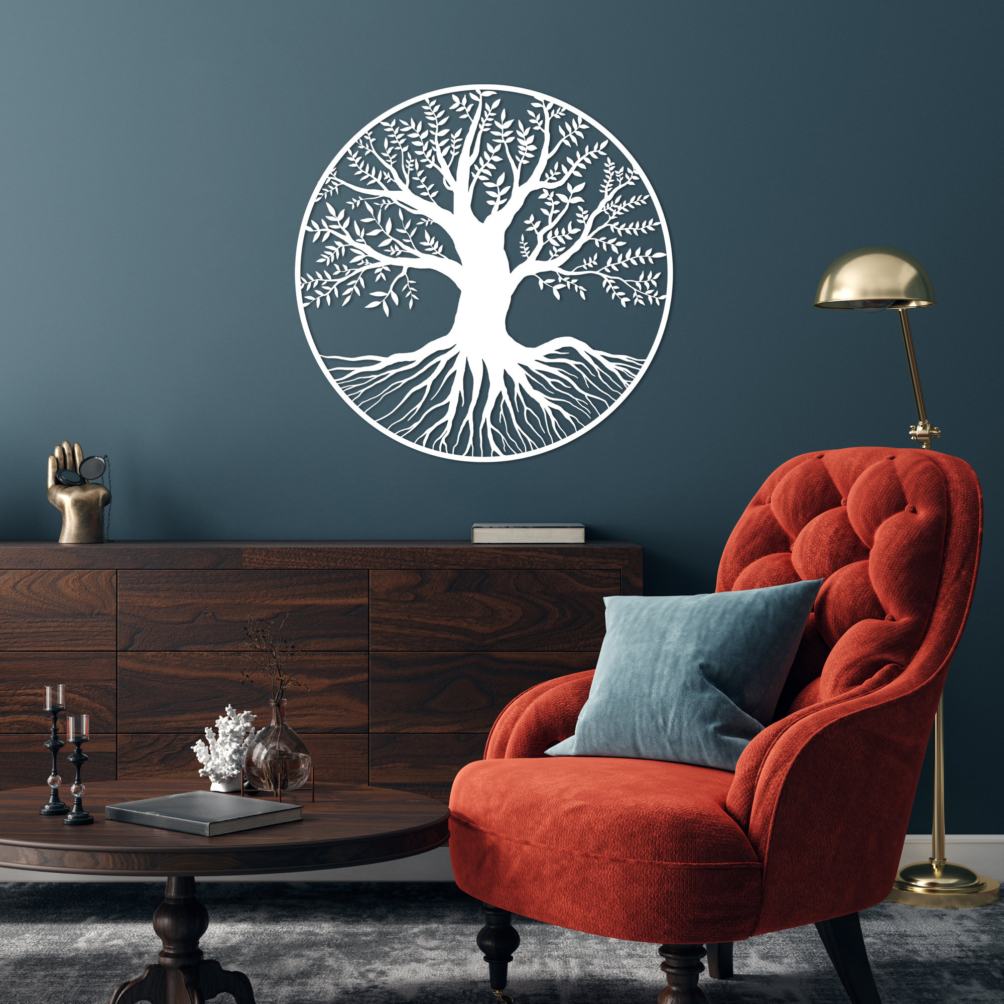 Tree of Life Metal Wall Art Metal Large Wall Decor - Etsy