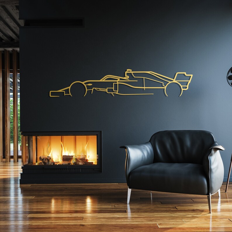 Formula 1 Car Decor Metal Wall Art F1 Car Wall Decor - Etsy