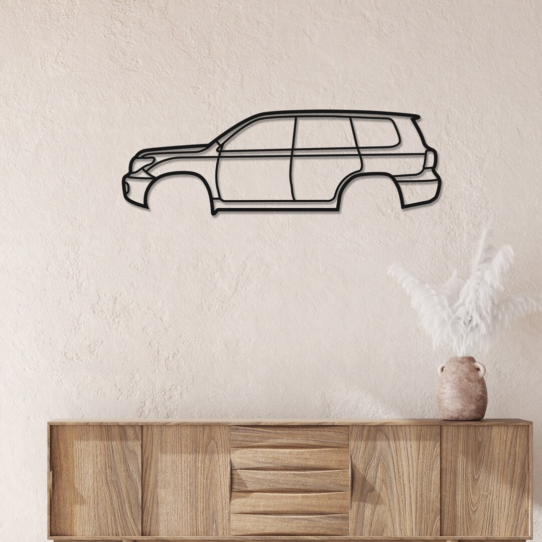 Toyota Land Cruiser Metal Wall Art, Metal Wall Cars Decor, Gift for Him ...