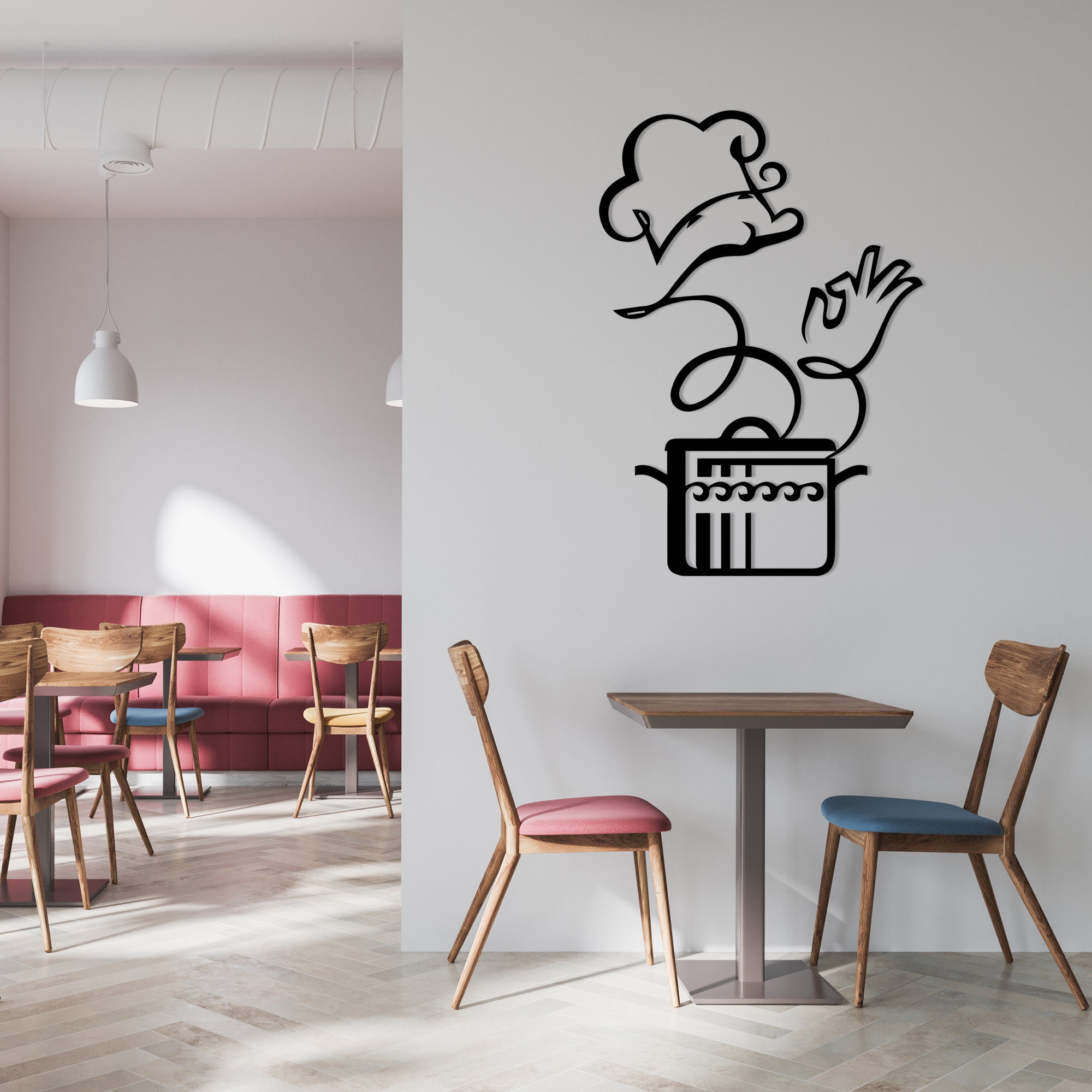 Kitchen Metal Wall Art Kitchen Wall Decor Restaurant Metal - Etsy