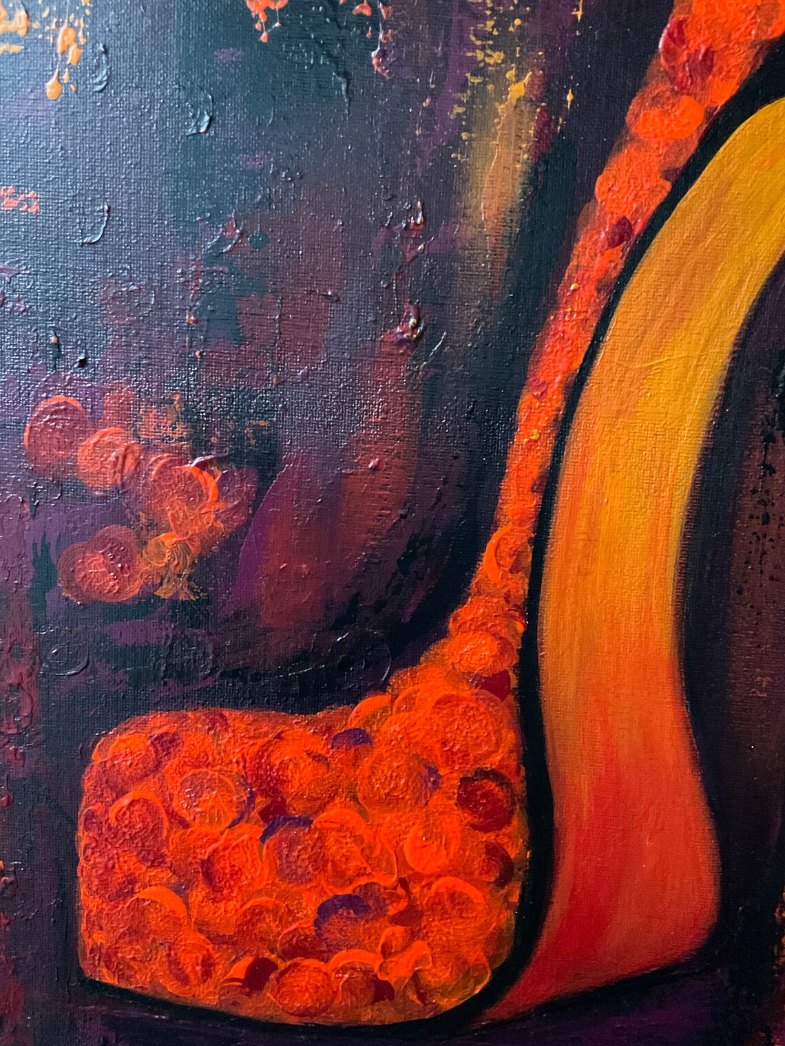 Acrylic Painting on Stretcher Frame Abstract High Heels - Etsy